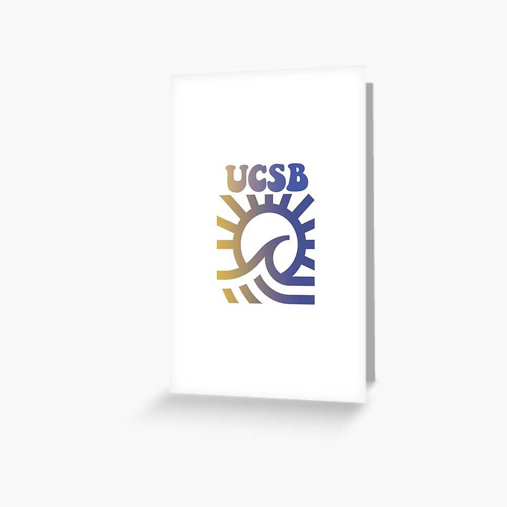 "UCSB Wave Gradient Surf" Sticker for Sale by teewoody | Redbubble