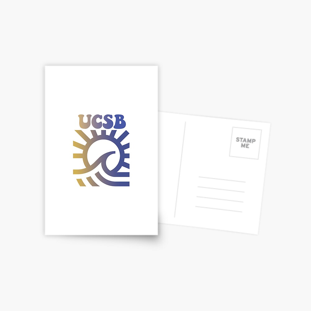 "UCSB Wave Gradient Surf" Sticker for Sale by teewoody | Redbubble