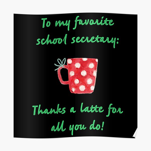 School Secretary Posters | Redbubble