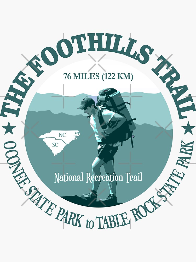 "Foothills Trail (T)" Sticker for Sale by curranmorgan | Redbubble