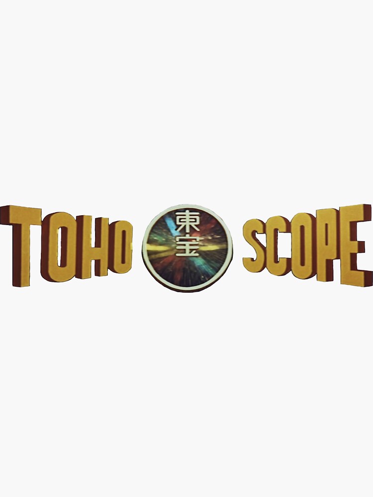 "TohoScope logo" Sticker for Sale by xenophobe010 | Redbubble