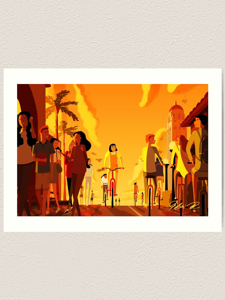 "After Class Hours" Art Print by helenhestudio | Redbubble