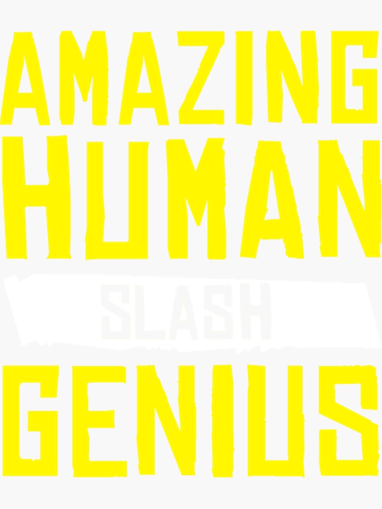 "Amazing Human Slash Genius Bro0klyn Nine Nine" Sticker by KileyOlmstea ...