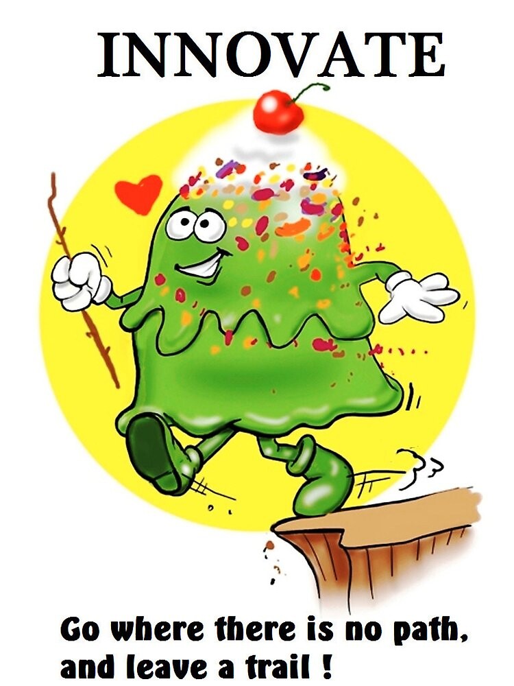 "INNOVATION CARTOON QUOTE" by InspireCartoons | Redbubble