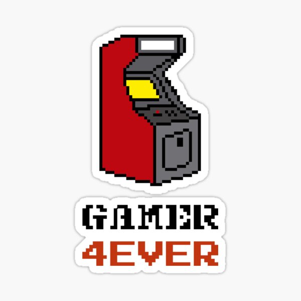 "Gamer 4Ever" Sticker for Sale by Farrukhh | Redbubble
