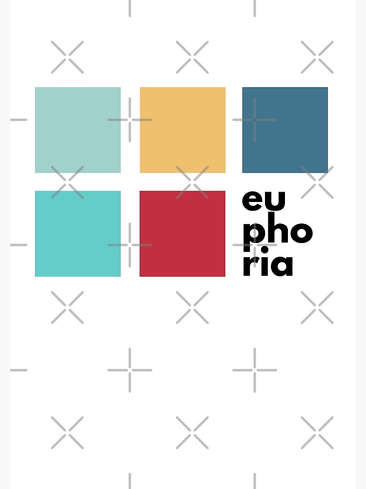"euphoria color scheme" Canvas Print by ninaxrina | Redbubble