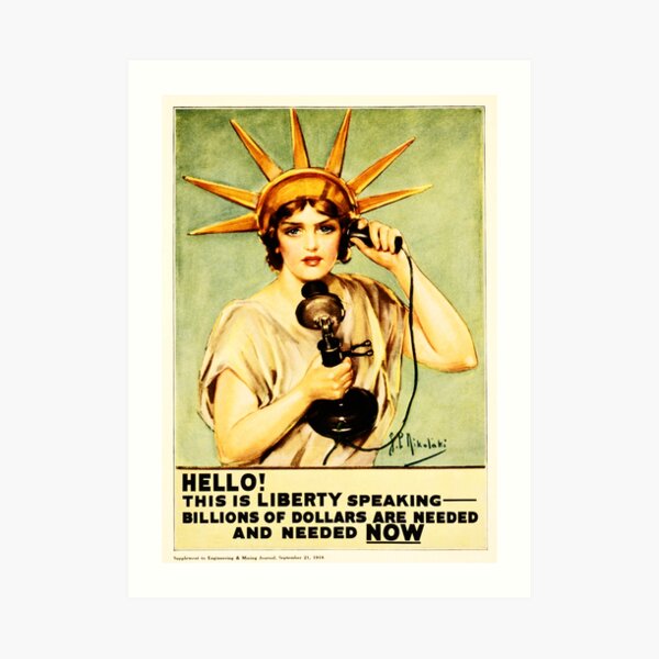 "HELLO! This is Liberty Speaking Billions of Dollars are Needed NOW ...