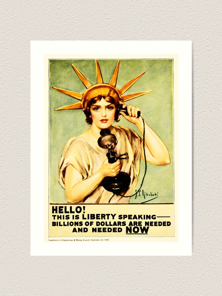 "HELLO! This is Liberty Speaking Billions of Dollars are Needed NOW ...