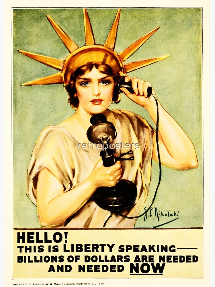 "HELLO! This is Liberty Speaking Billions of Dollars are Needed NOW ...