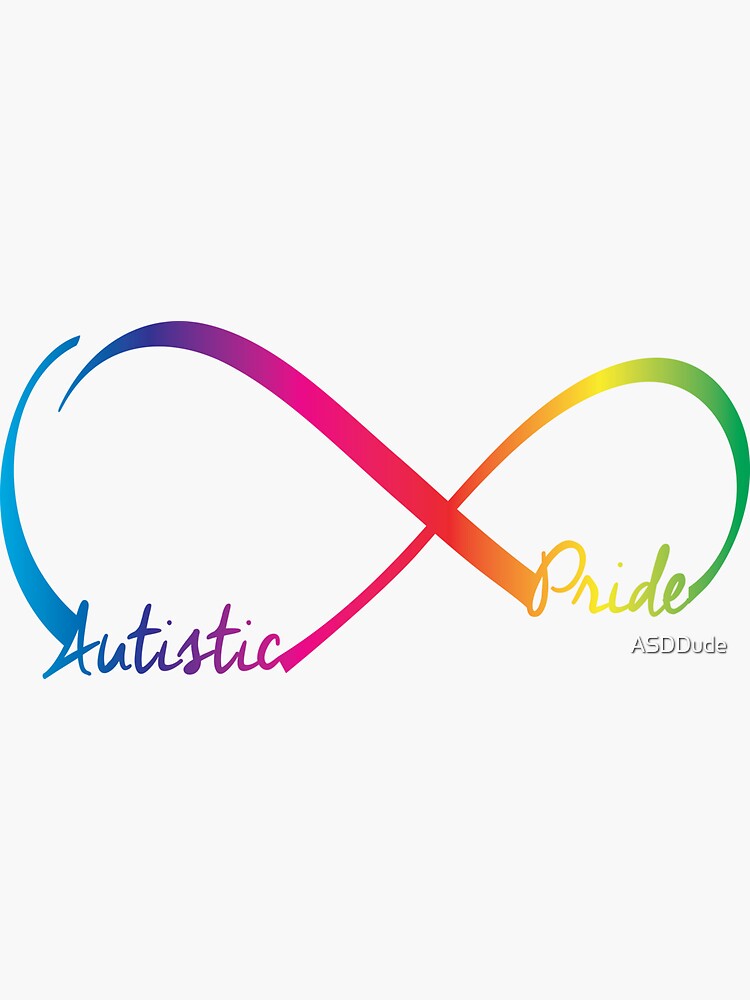 "Autistic Pride Infinity small logo" Sticker for Sale by ASDDude ...