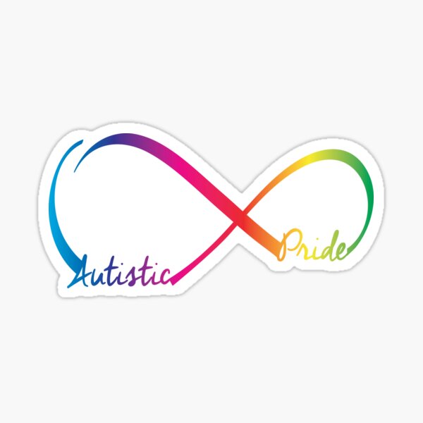 "Autistic Pride Infinity small logo" Sticker for Sale by ASDDude ...