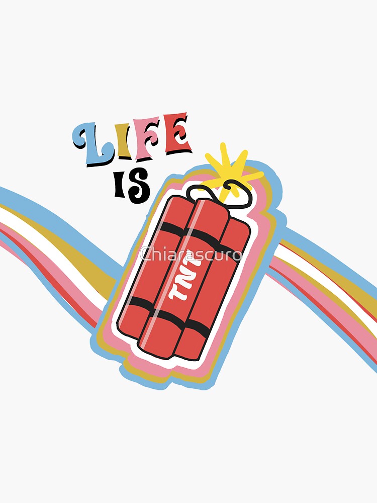 "Dynamite" Sticker for Sale by Chiarascuro | Redbubble