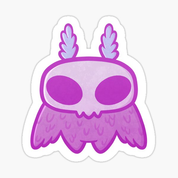 "Pastel Goth Mothman: Avi" Sticker for Sale by MarloRose | Redbubble