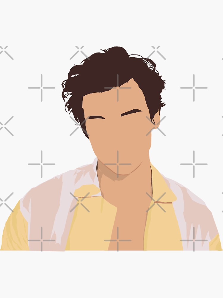 "Harry Styles Vector" Sticker for Sale by serialsleeper | Redbubble