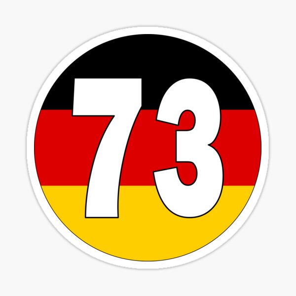 Number 73 Stickers | Redbubble