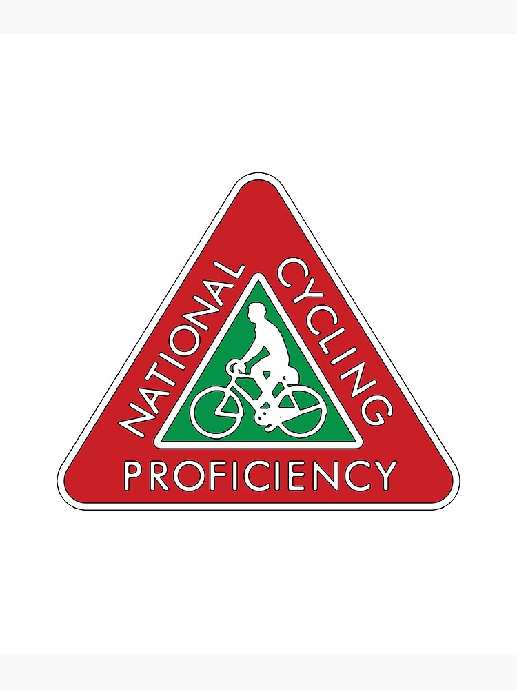 "National Cycling Proficiency Badge" Poster for Sale by Glynli | Redbubble