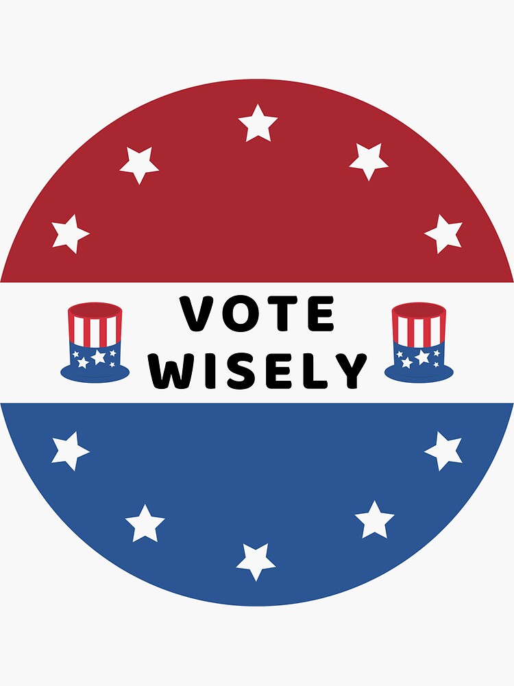 "USA 2020 Election - Vote Wisely" Sticker for Sale by vijetb29 | Redbubble