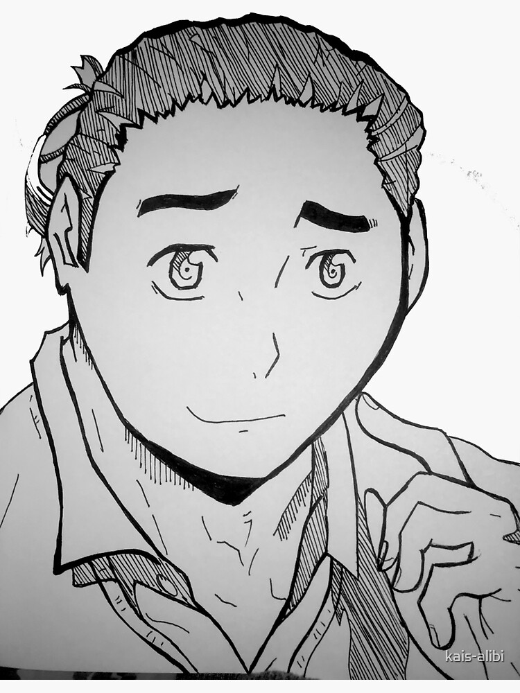 "Asahi Haikyuu" Sticker for Sale by kais-alibi | Redbubble