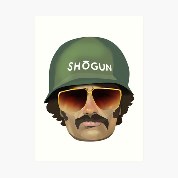 "Shogun face" Art Print for Sale by DrewCHAK | Redbubble