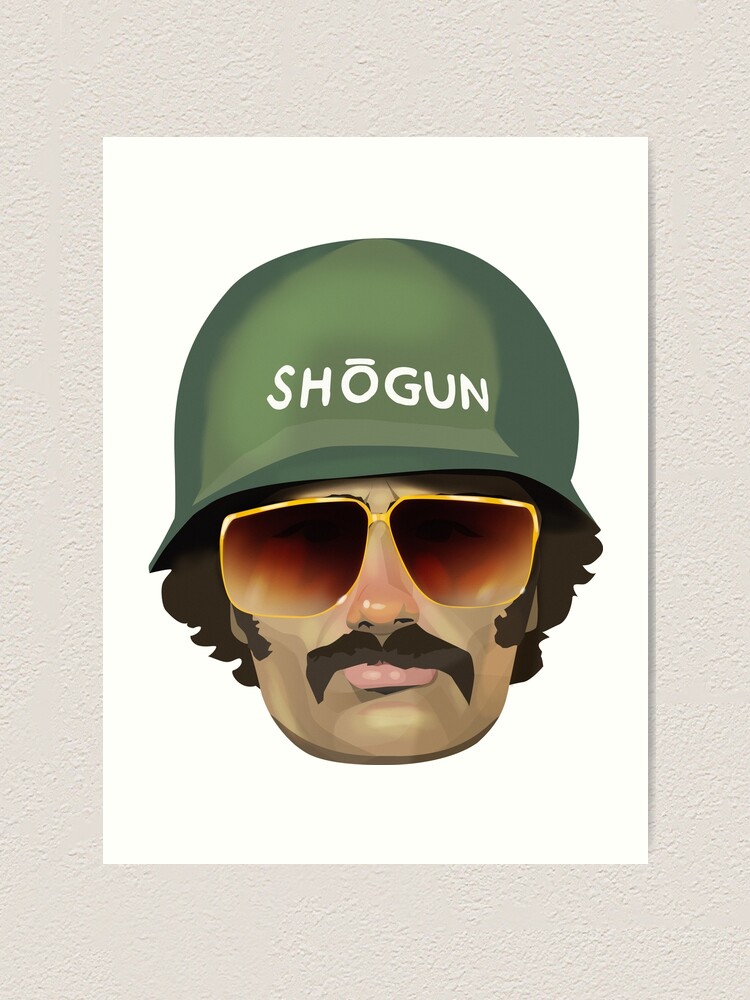 "Shogun face" Art Print for Sale by DrewCHAK | Redbubble