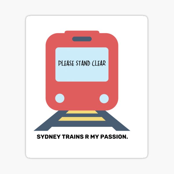 Sydney Trains Stickers | Redbubble