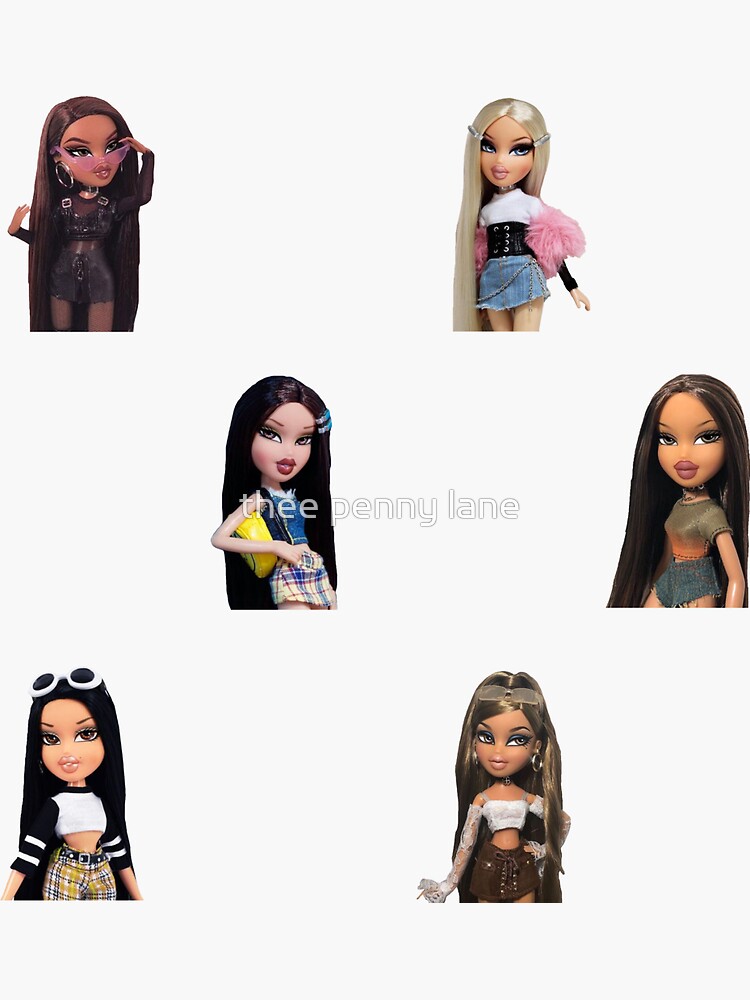 "bratz 6-sticker pack