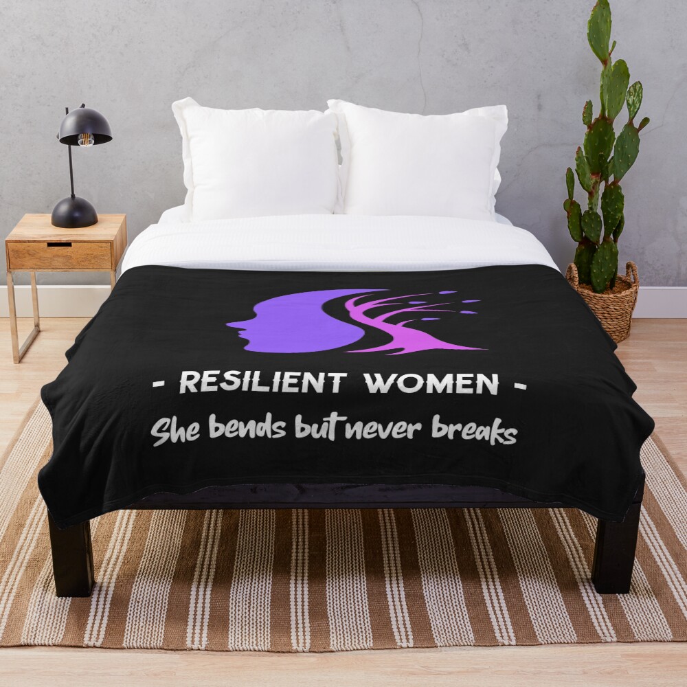 "RESILIENT WOMEN " Throw Blanket for Sale by Judy1956 | Redbubble
