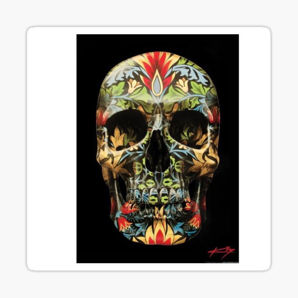 "Scull" Sticker for Sale by Mickpew | Redbubble