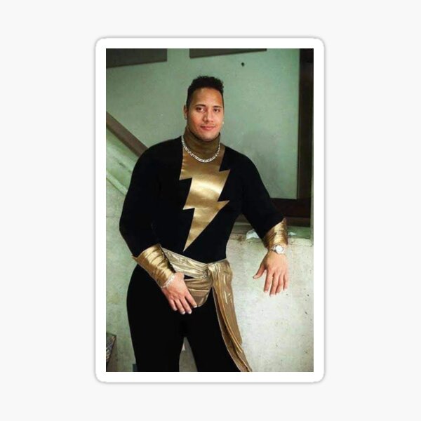 "Dwayne THE ROCK BLACK ADAM Johnson" Sticker for Sale by At-mp | Redbubble