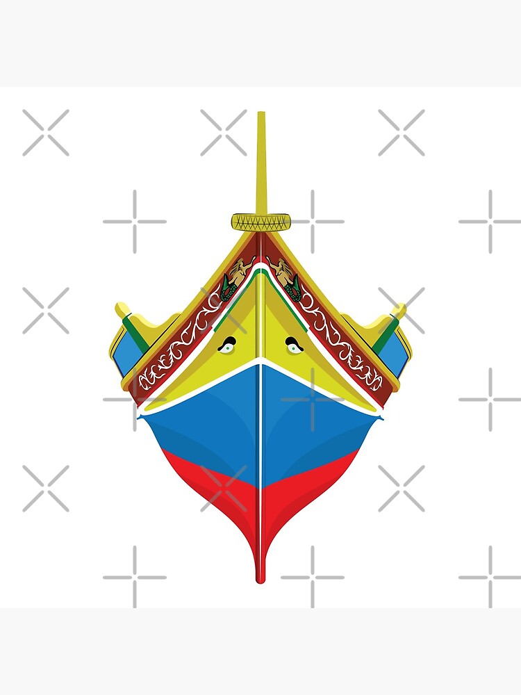 "Maltese Luzzu - Malta Traditional Boat" Art Print for Sale by ...