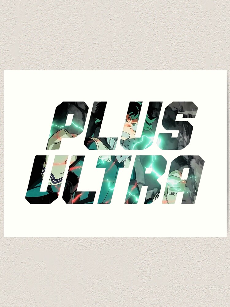 "Izuku Midoriya Plus Ultra! (MHA)" Art Print for Sale by BukLauDesu ...