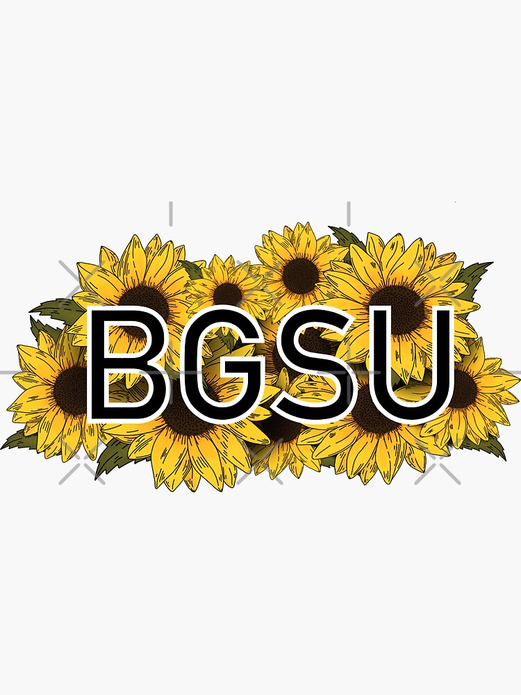 "BGSU Sunflower" Sticker by brynlimakes | Redbubble