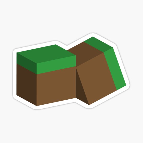 "Minecraft cubes" Sticker for Sale by mommottix | Redbubble