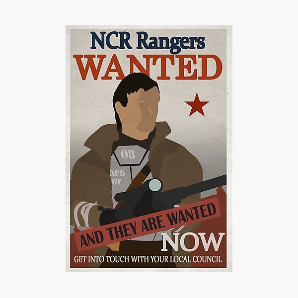 Impression photo « Les Rangers de la NCR voulaient une affiche de ...