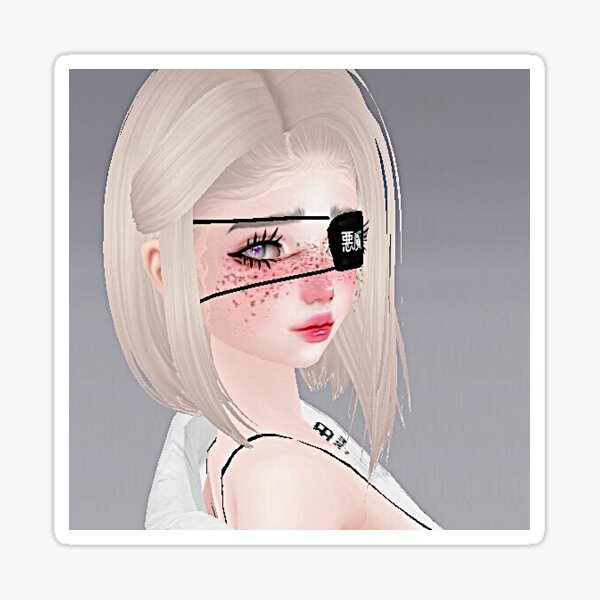 "Virtual Girl" Sticker for Sale by cinlali | Redbubble