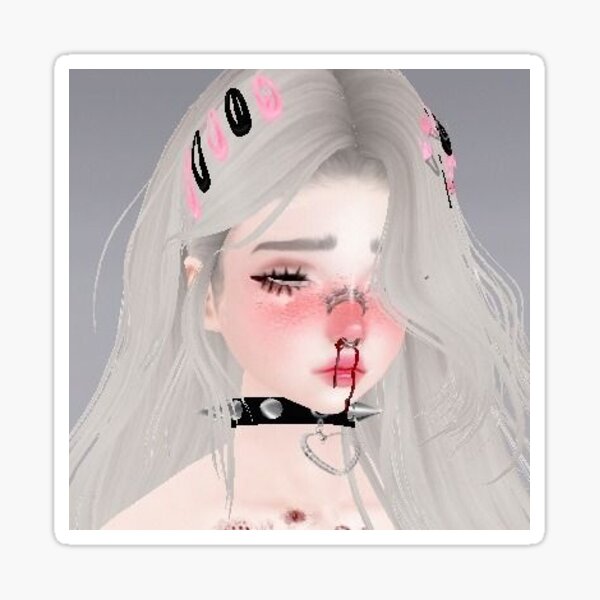 "Virtual Girl" Sticker for Sale by cinlali | Redbubble