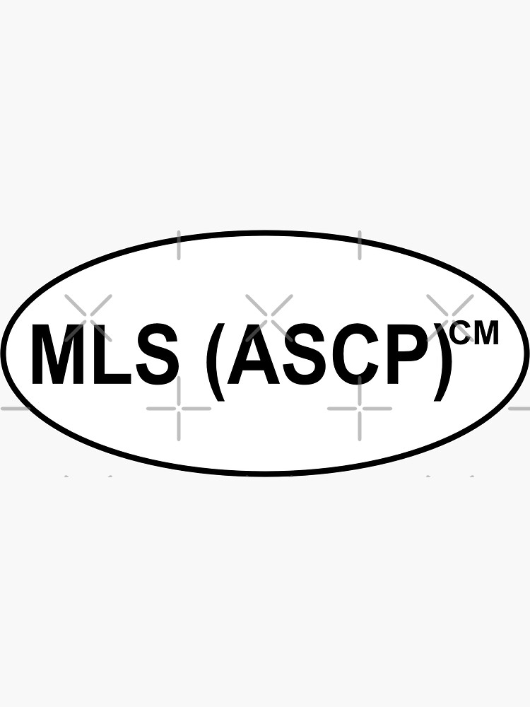 "MLS (ASCP)CM Certification" Sticker for Sale by Lindsey23art | Redbubble