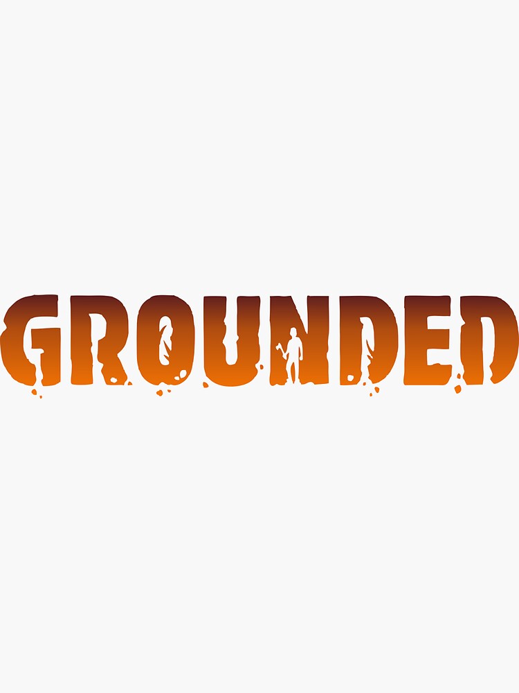 "Grounded logo" Sticker for Sale by danielmarta | Redbubble