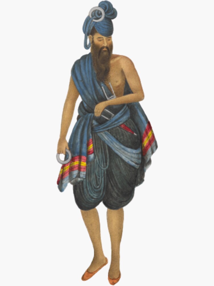 "Akali Nihang Singh with Chakra" Sticker for Sale by AkaalClothing ...