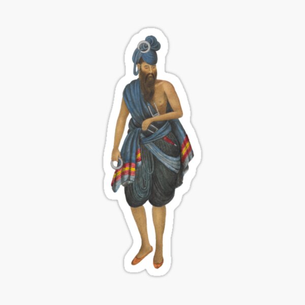 "Akali Nihang Singh with Chakra" Sticker for Sale by AkaalClothing ...