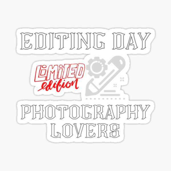 "Editing day photography " Sticker by Wachirawit | Redbubble