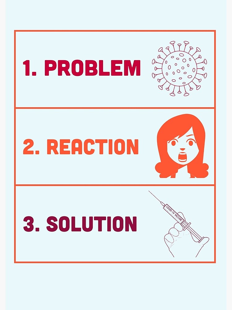 "PROBLEM REACTION SOLUTION 2" Poster for Sale by SPACESHEEP0202 | Redbubble