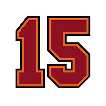 "Number 15 Sports Tampa Fifteen Jersey" Sticker for Sale by ...