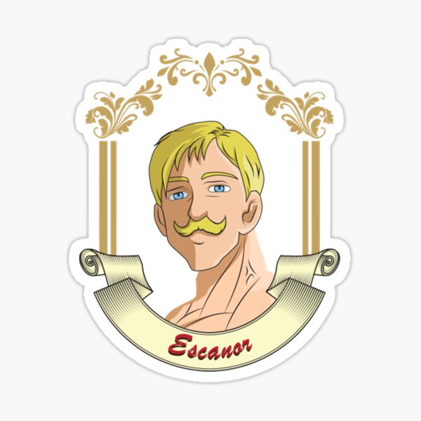 "Escanor Seven Deadly Sins" Sticker by KaidenceCar | Redbubble