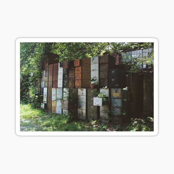"Filing Cabinets" Sticker by baykermade | Redbubble