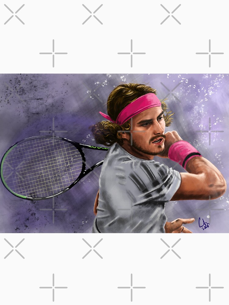 "Stefanos Tsitsipas" T-shirt for Sale by Colacatlee | Redbubble ...