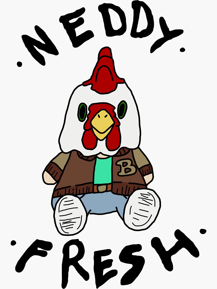 "Neddy Fresh Sticker" Sticker for Sale by NedFigglehorn | Redbubble
