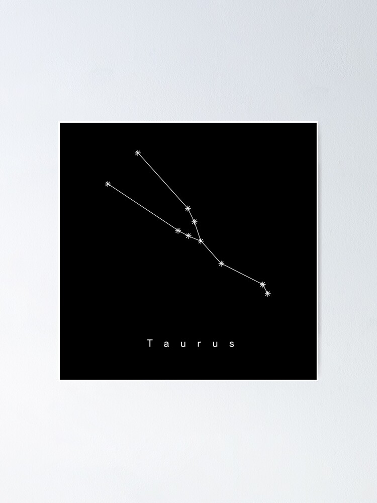 "Taurus constellation" Poster for Sale by AnaMaria333 | Redbubble