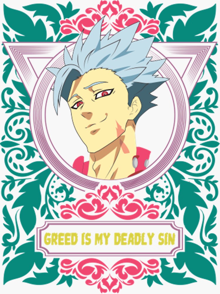 "The seven deadly sins BanSeven Deadly Sins" Sticker for Sale by ...