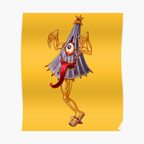 "Kasa-obake" Poster by Jwmtattooer | Redbubble